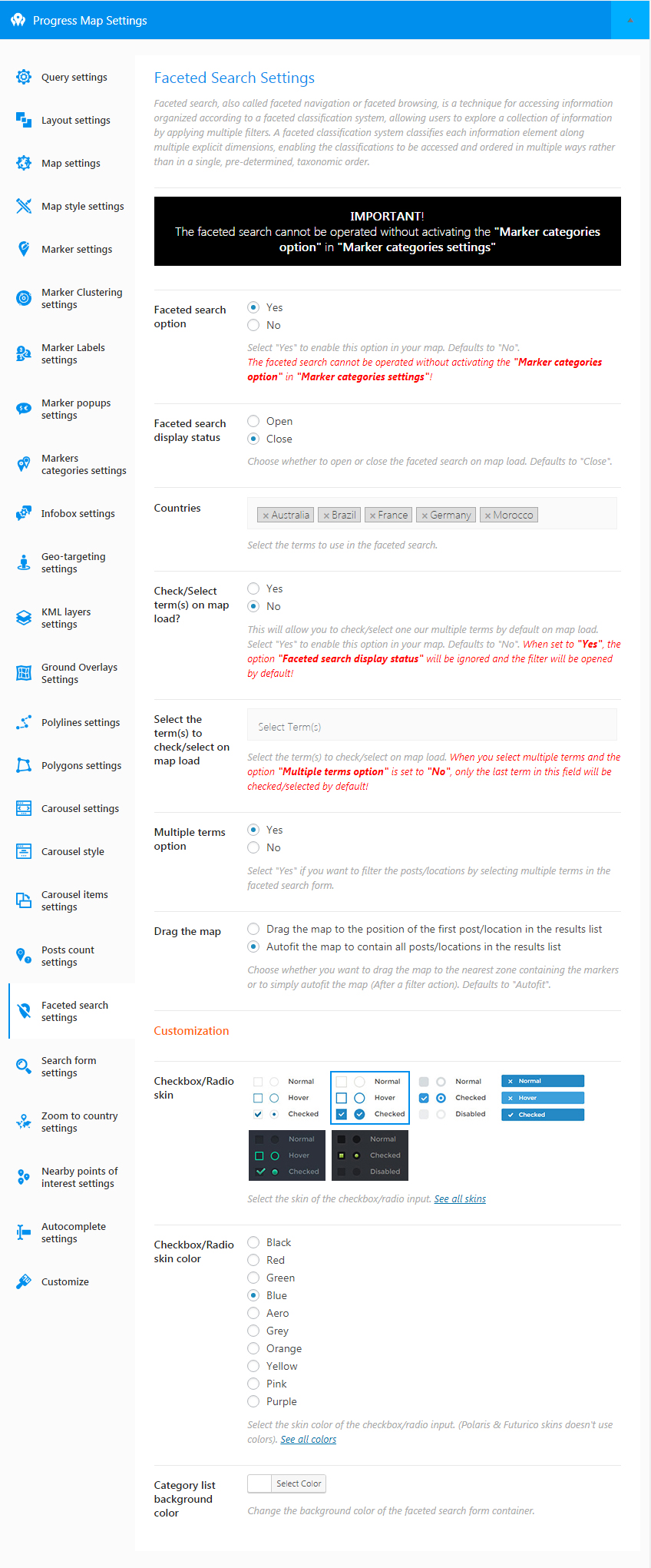 Progress Map Wordpress Plugin by codespacing | CodeCanyon